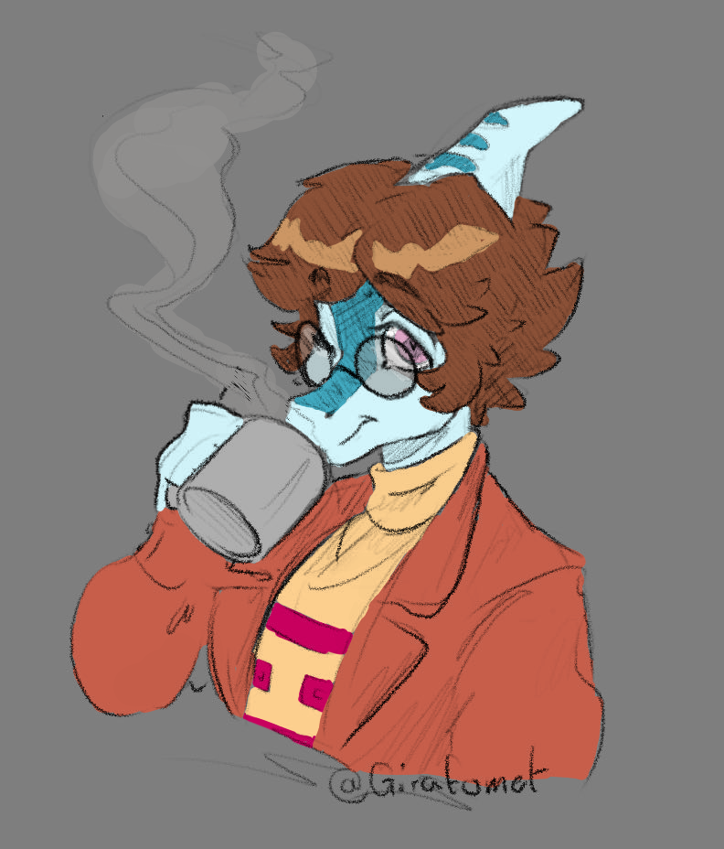 The Big ImageBoard (TBIB) - 2024 anthro artist name benjamin mcknight beverage blue body blue ...